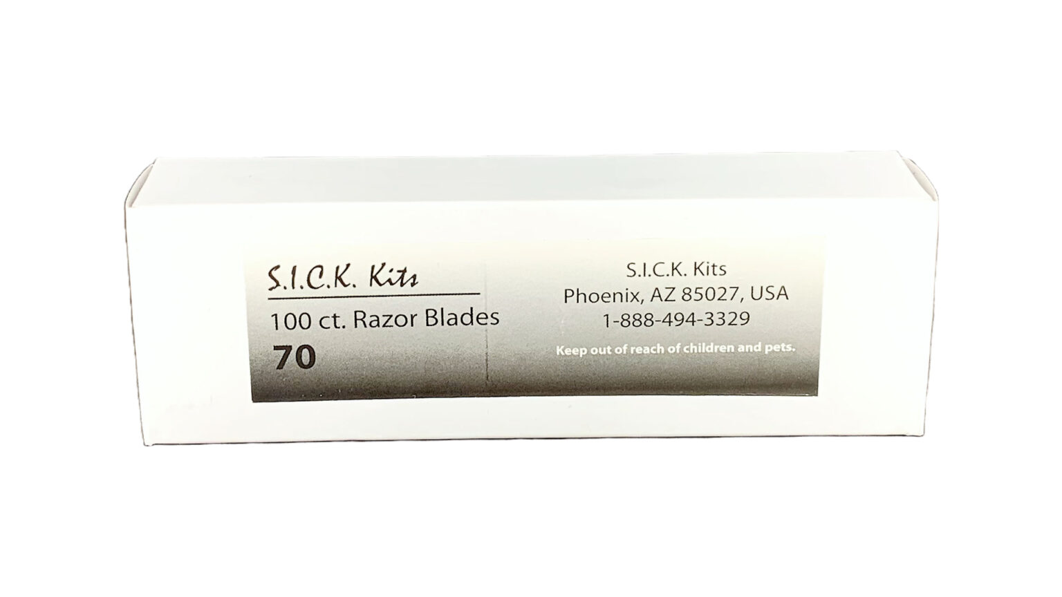 Razor Blades (Pkg 100) | SICK Kit